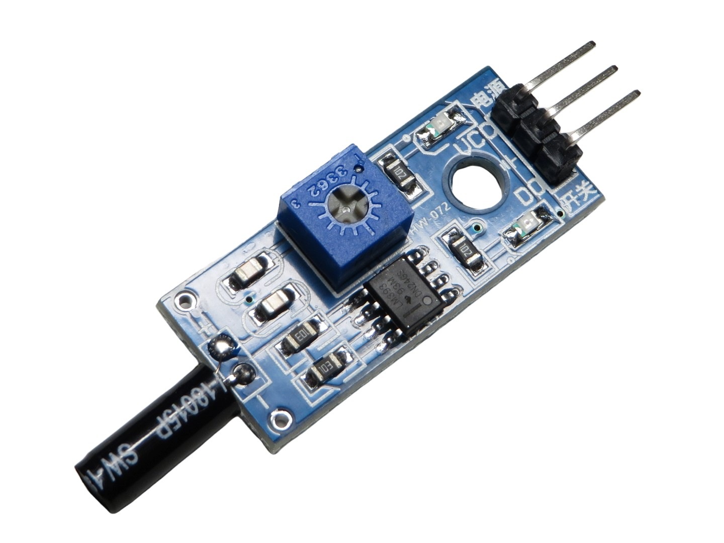 SW1801P 1個 高感度振動センサーモジュール 警報誘導モジュール 振動モジュール ノーマルオープンタイプ - 電子パーツ通販のKURA ...