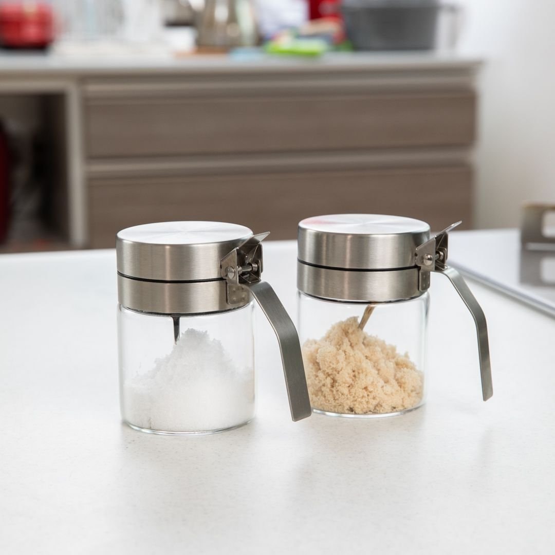 【DULTON】 スパイスジャー ウィズ スプーン 2個セット｜まとめ買いセット｜kurasso（クラッソ）