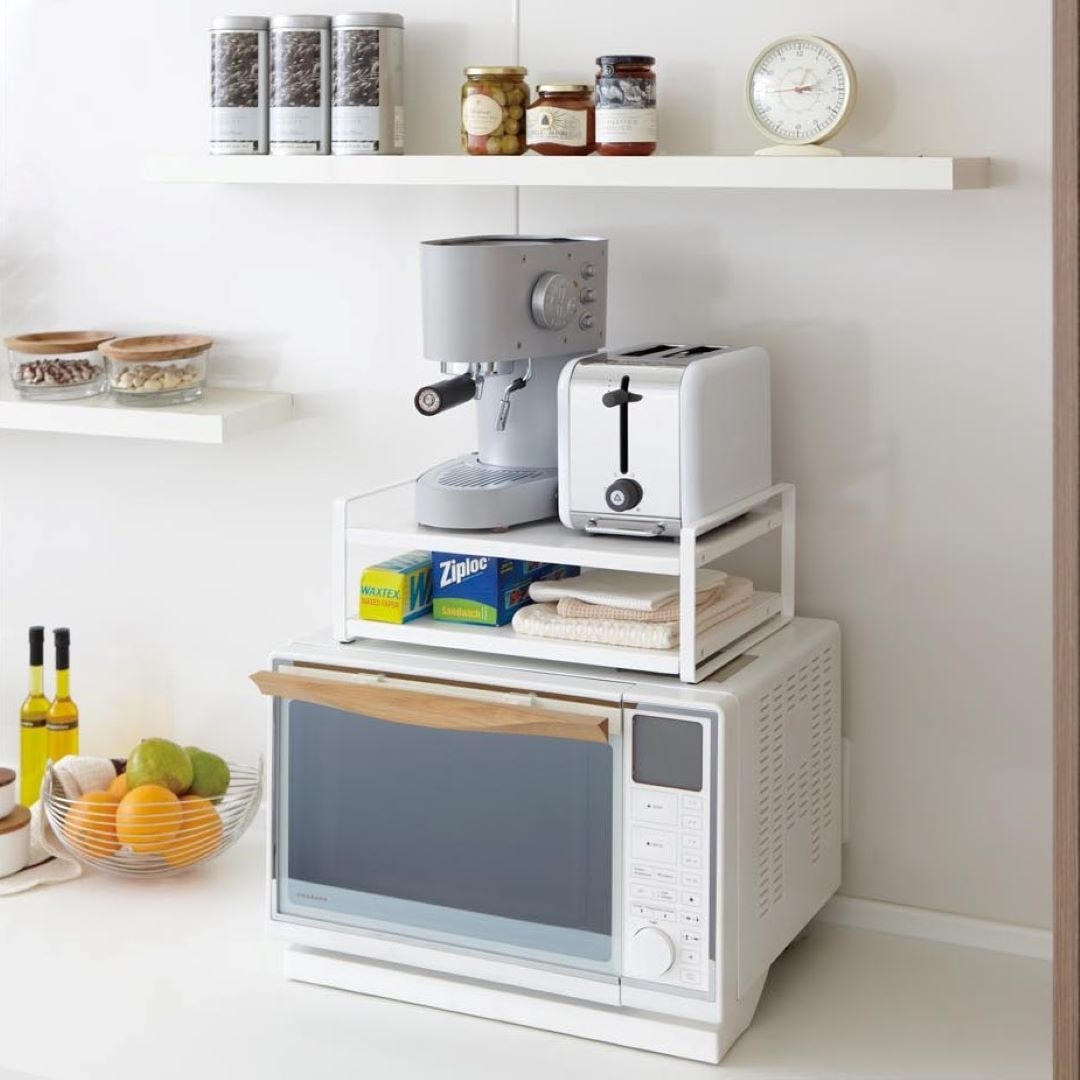 【tower】 レンジ上ラック｜キッチン用品,キッチン収納,キッチンラック｜kurasso（クラッソ）