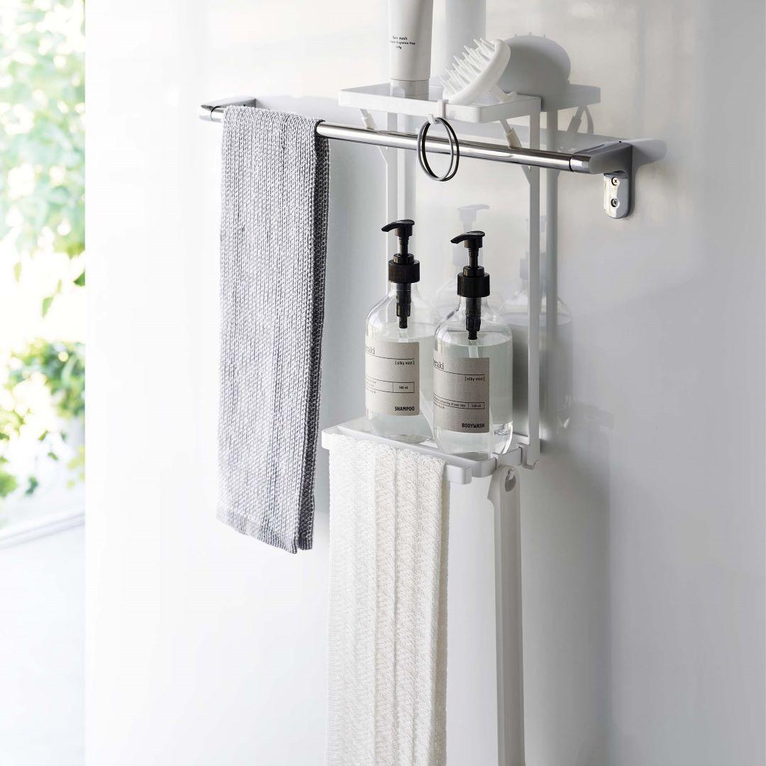 【tower】タオル掛け上ラック 2段｜キッチン用品｜kurasso（クラッソ）