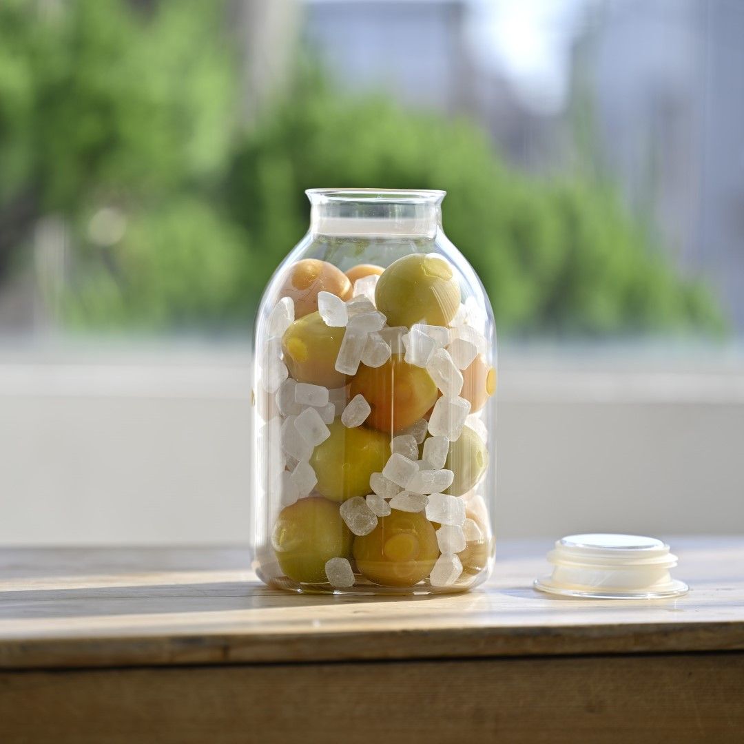 【HARIO】 ガラスの手仕事保存びん クリア 2000ml｜キッチン用品,保存容器・調味料入れ,保存容器・キャニスター｜kurasso（クラッソ）