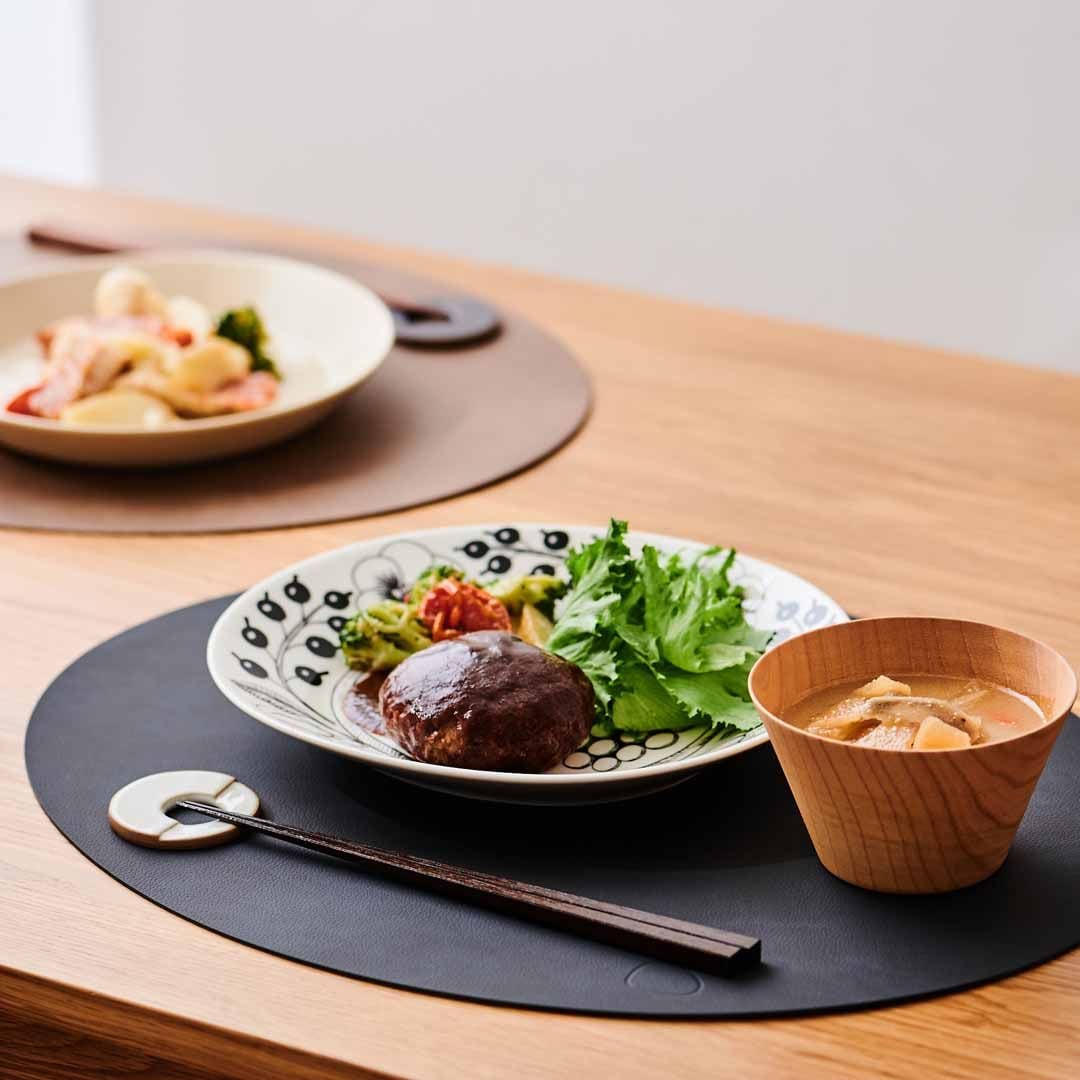 【LIND DNA】 オーバル プレイスマット NUPO 35×46cm｜キッチン用品｜kurasso（クラッソ）