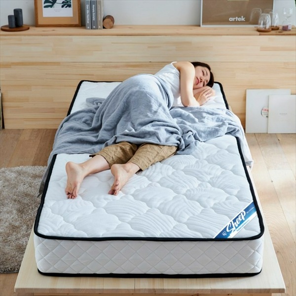 ポケットコイルマットレス PMTS20N-S ホワイト｜Simple Style(シンプルスタイル),マットレス｜kurasso（クラッソ）