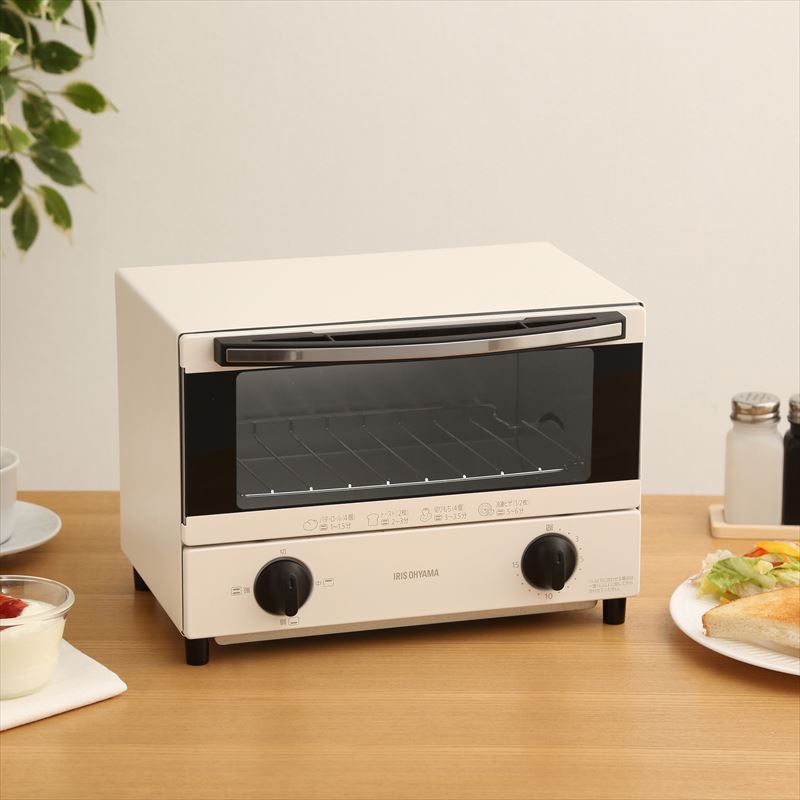 オーブントースター 2枚焼き EOT-012-W ホワイト｜アイリスプラザ,キッチン家電｜kurasso（クラッソ）