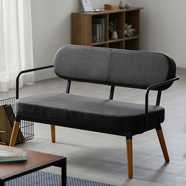 2人掛けスチールフレームソファ MSS-2S｜SIMPLE STYLE (シンプルスタイル),ソファ｜kurasso（クラッソ）