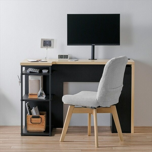 L字型 収納付きデスク SDKL-1125｜Simple Style(シンプルスタイル),収納用品｜kurasso（クラッソ）