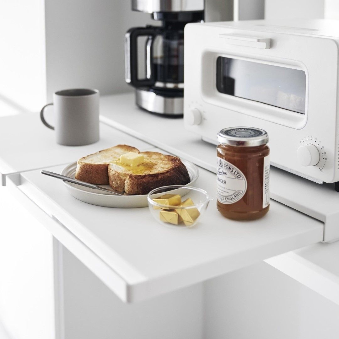 【tower】 キッチン家電下スライドテーブル W80｜キッチン用品｜kurasso（クラッソ）