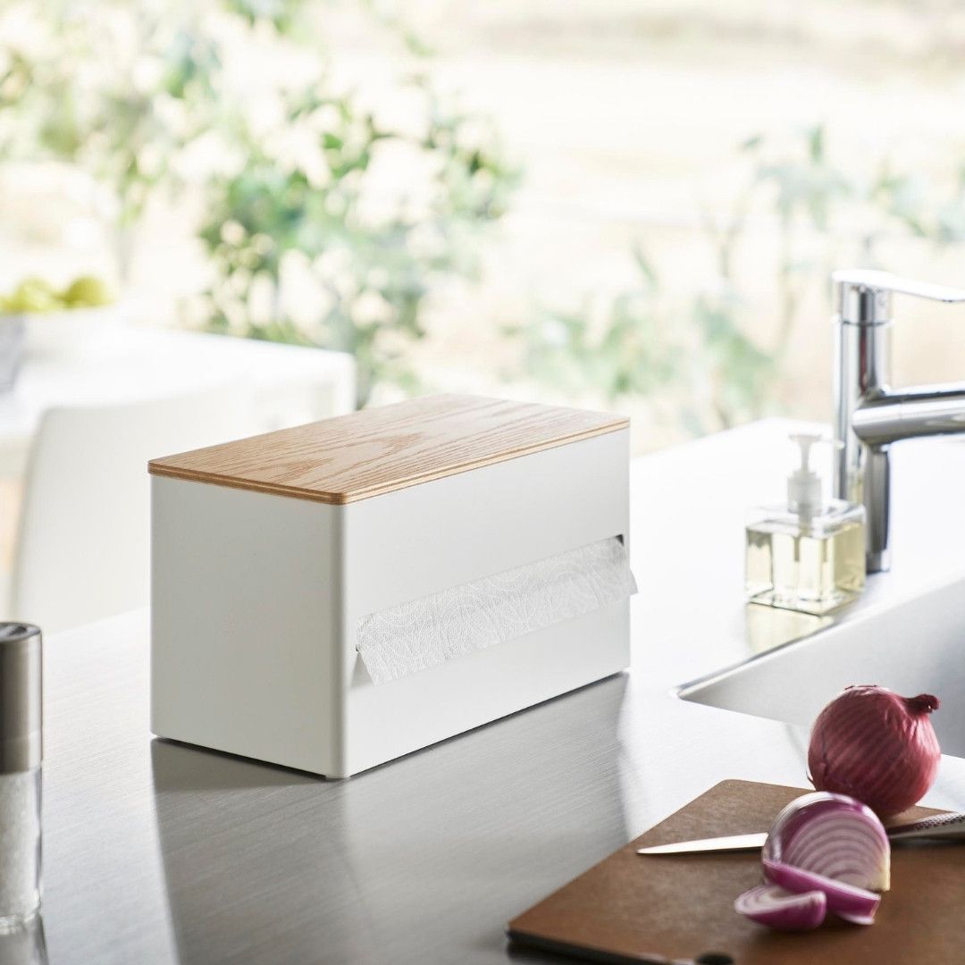 【RIN】 片手でカット 隠せるキッチンペーパーホルダー L｜キッチン用品,キッチン収納,キッチンペーパーホルダー｜kurasso（クラッソ）