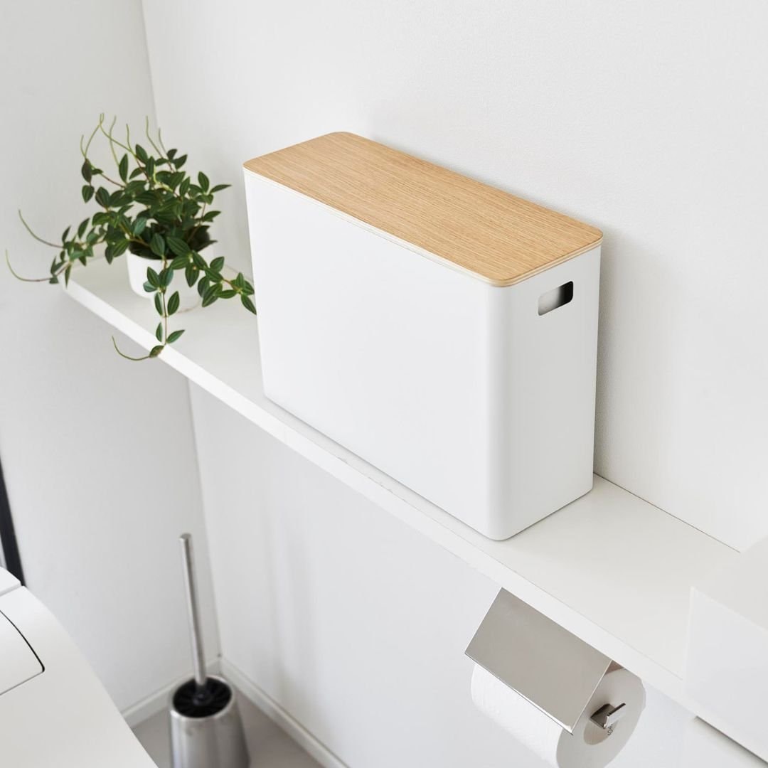 【RIN】 蓋付きトイレ用品収納｜トイレ用品,ケース・ハンガー・ホルダー｜kurasso（クラッソ）