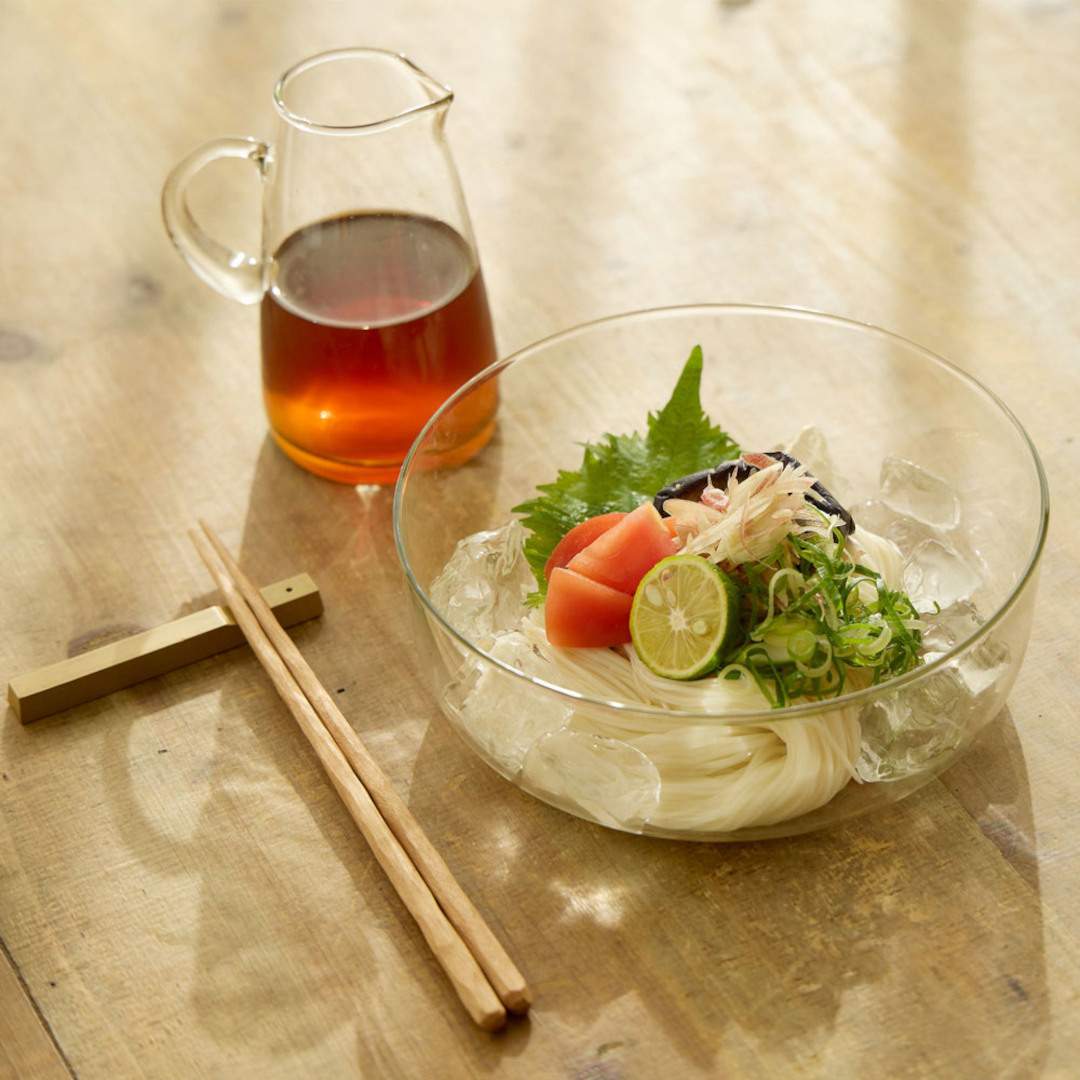 そうめんが似合うリューズガラスのシャローボウル M｜キッチン用品,食器｜kurasso（クラッソ）