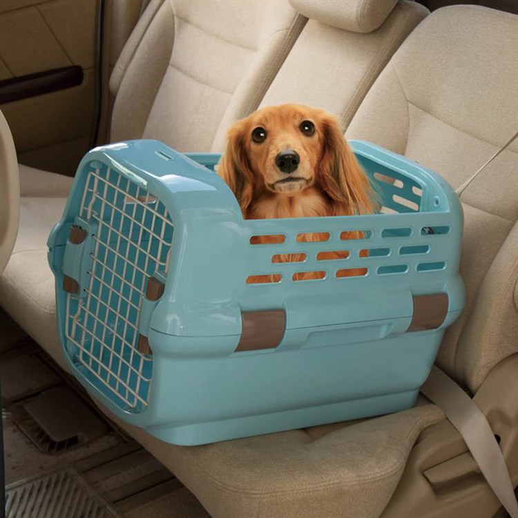 ドライブペットキャリー Mサイズ PDPC-600 ブルー｜アイリスプラザ,ペット用品｜kurasso（クラッソ）