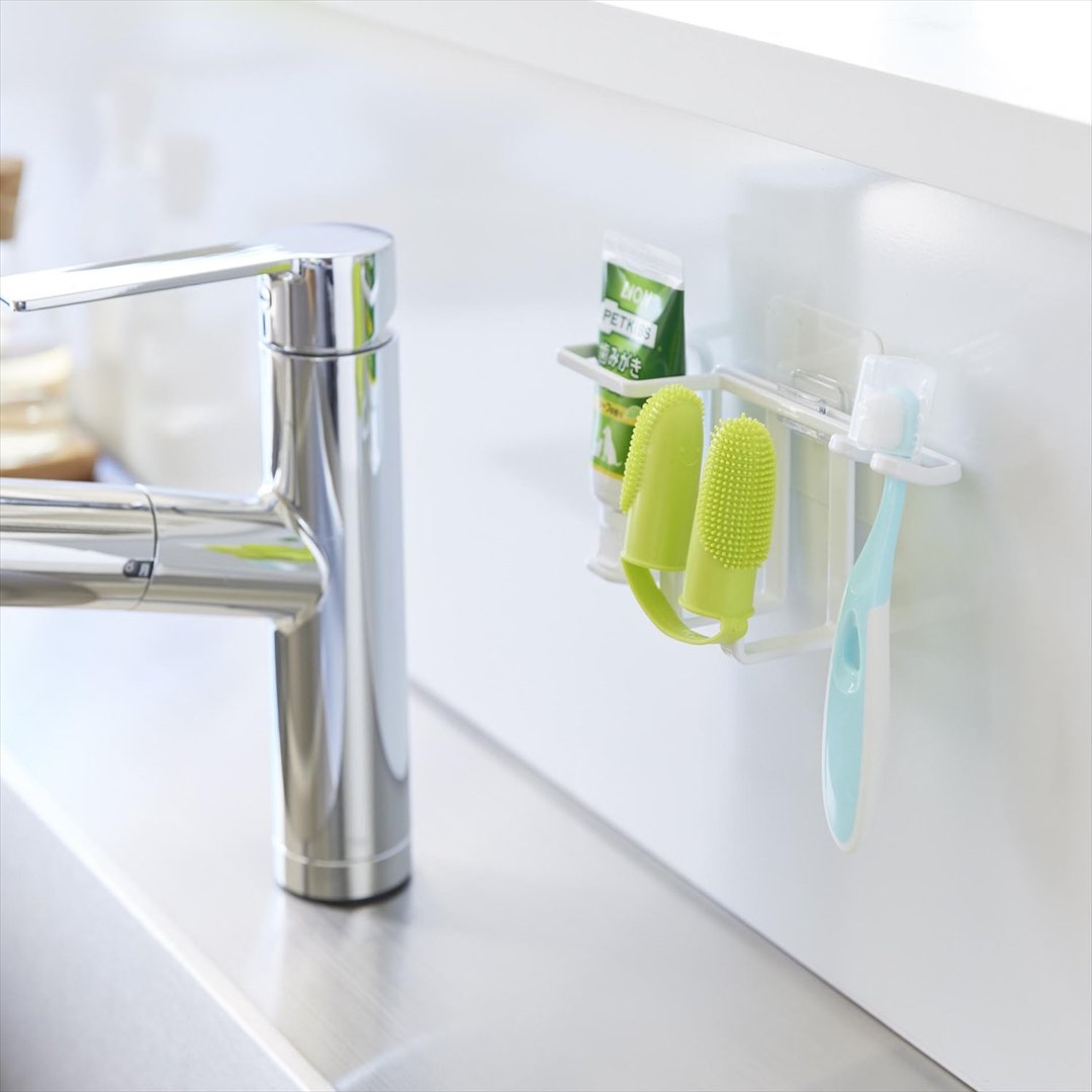 【tower】フィルムフック ペット用歯磨きセットホルダー｜リビング用品,ペット用品｜kurasso（クラッソ）