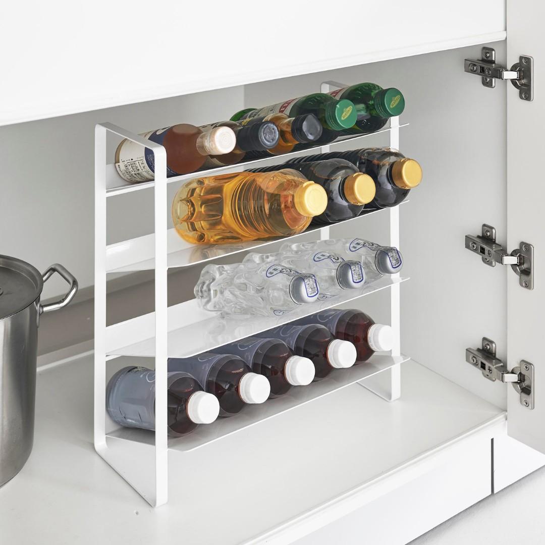 【tower】シンク下ワイドボトルストッカー 4段｜キッチン用品,キッチン収納,キッチンシンク下収納｜kurasso（クラッソ）