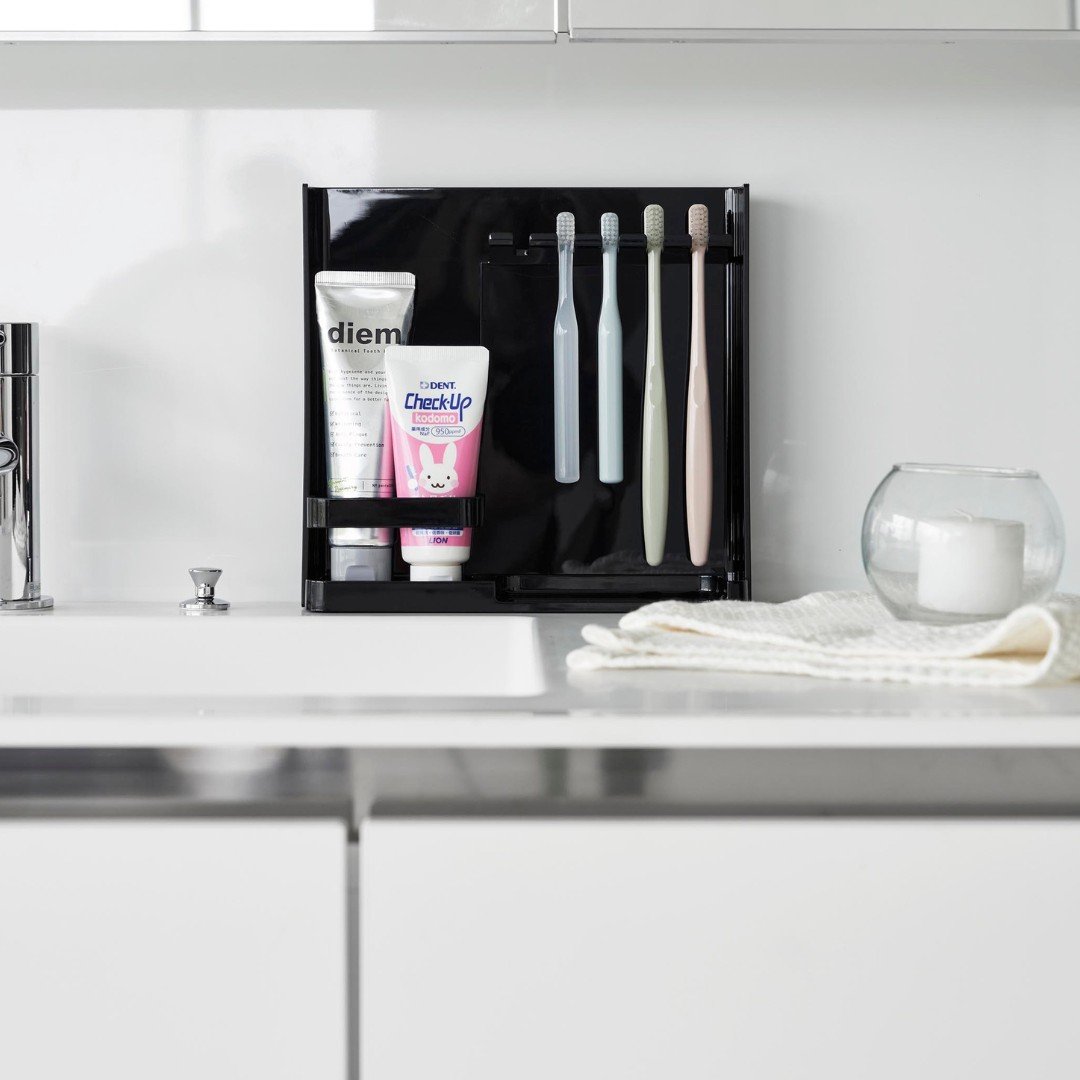 【tower】 目隠し歯ブラシ&チューブスタンド｜バス・洗面用品,歯磨き用品｜kurasso（クラッソ）