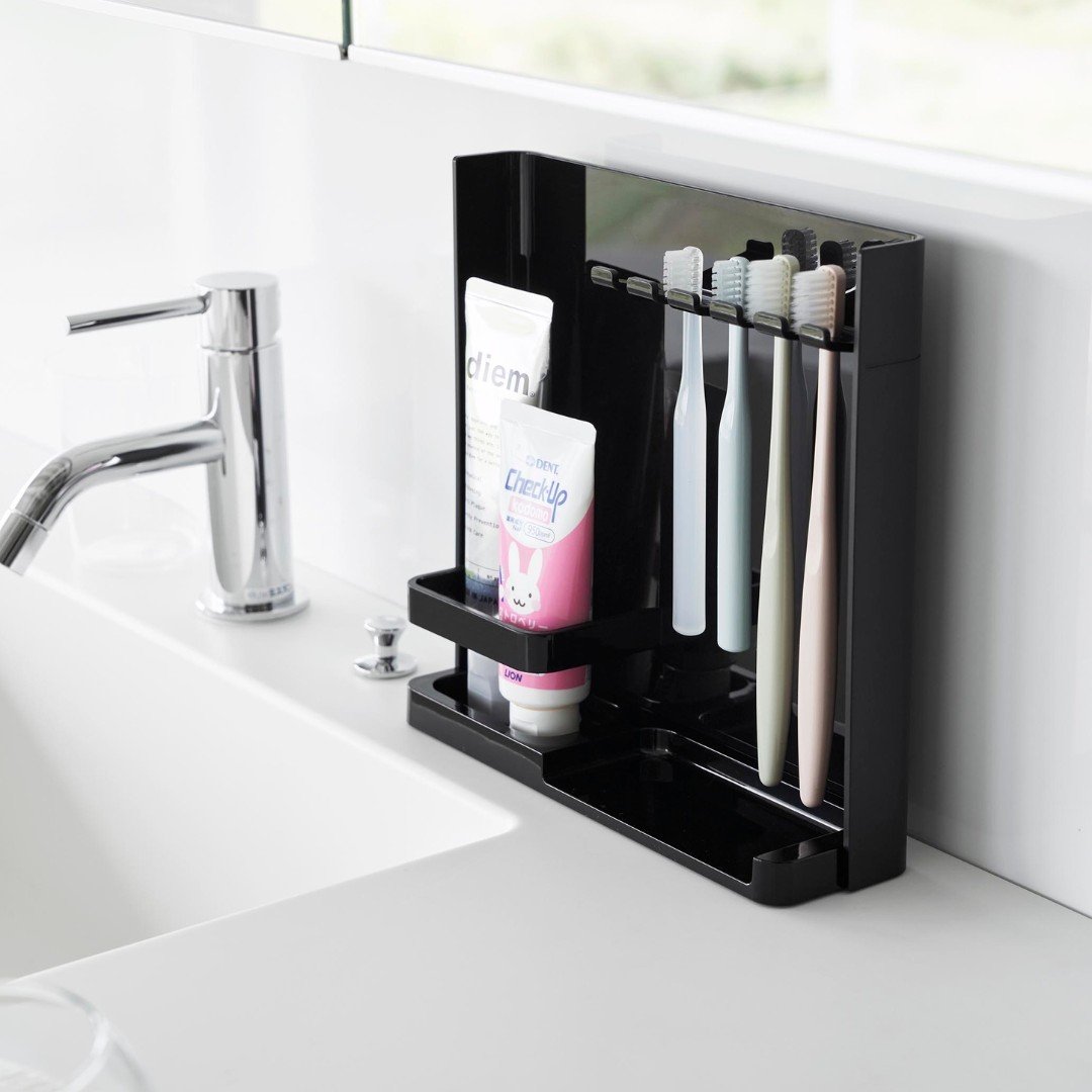 【tower】 目隠し歯ブラシ&チューブスタンド｜バス・洗面用品,歯磨き用品｜kurasso（クラッソ）