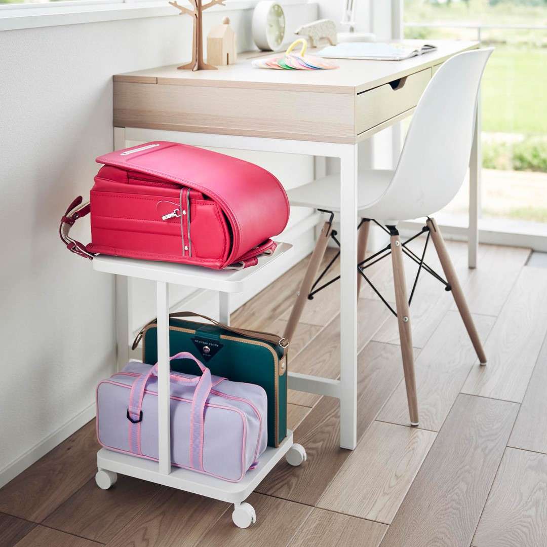 【tower】 ランドセル収納ラック キャスター付き 2段｜リビング用品,収納｜kurasso（クラッソ）