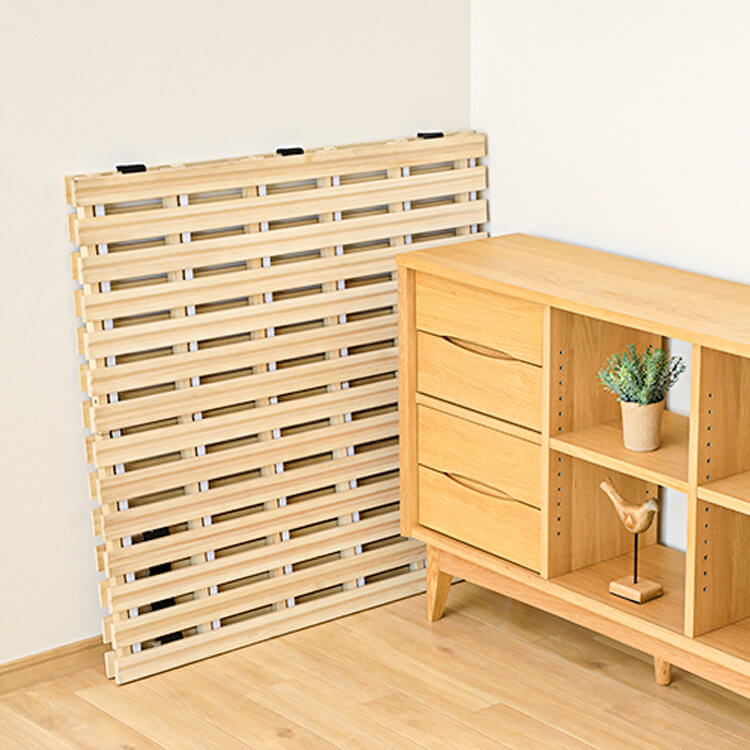 2つ折桐すのこベッド シングル｜Simple Style(シンプルスタイル),ベッド｜kurasso（クラッソ）