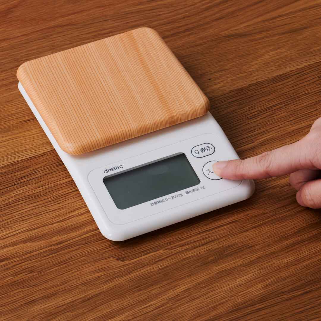 【dretec】 デジタルスケール フォレスト｜キッチン用品,キッチンツール,計量カップ・キッチンスケール｜kurasso（クラッソ）
