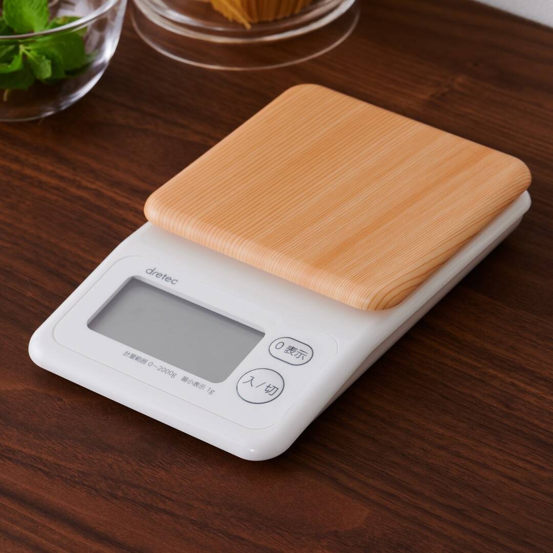 【dretec】 デジタルスケール フォレスト｜キッチン用品,キッチンツール,計量カップ・キッチンスケール｜kurasso（クラッソ）