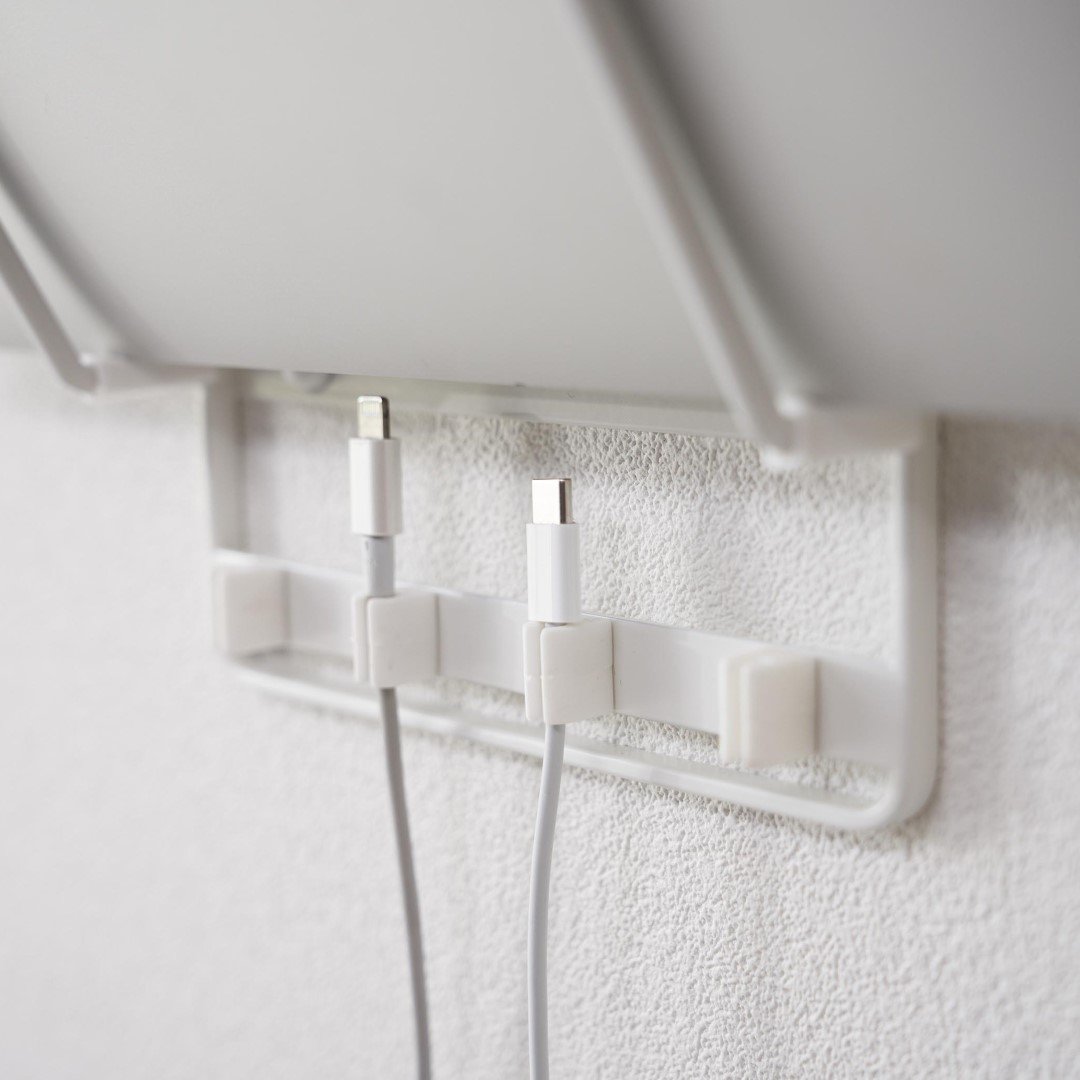 【tower】 石こうボード壁対応ウォールタブレットホルダー 4段｜浮かせる収納,エントランスで使える浮かせる収納｜kurasso（クラッソ）