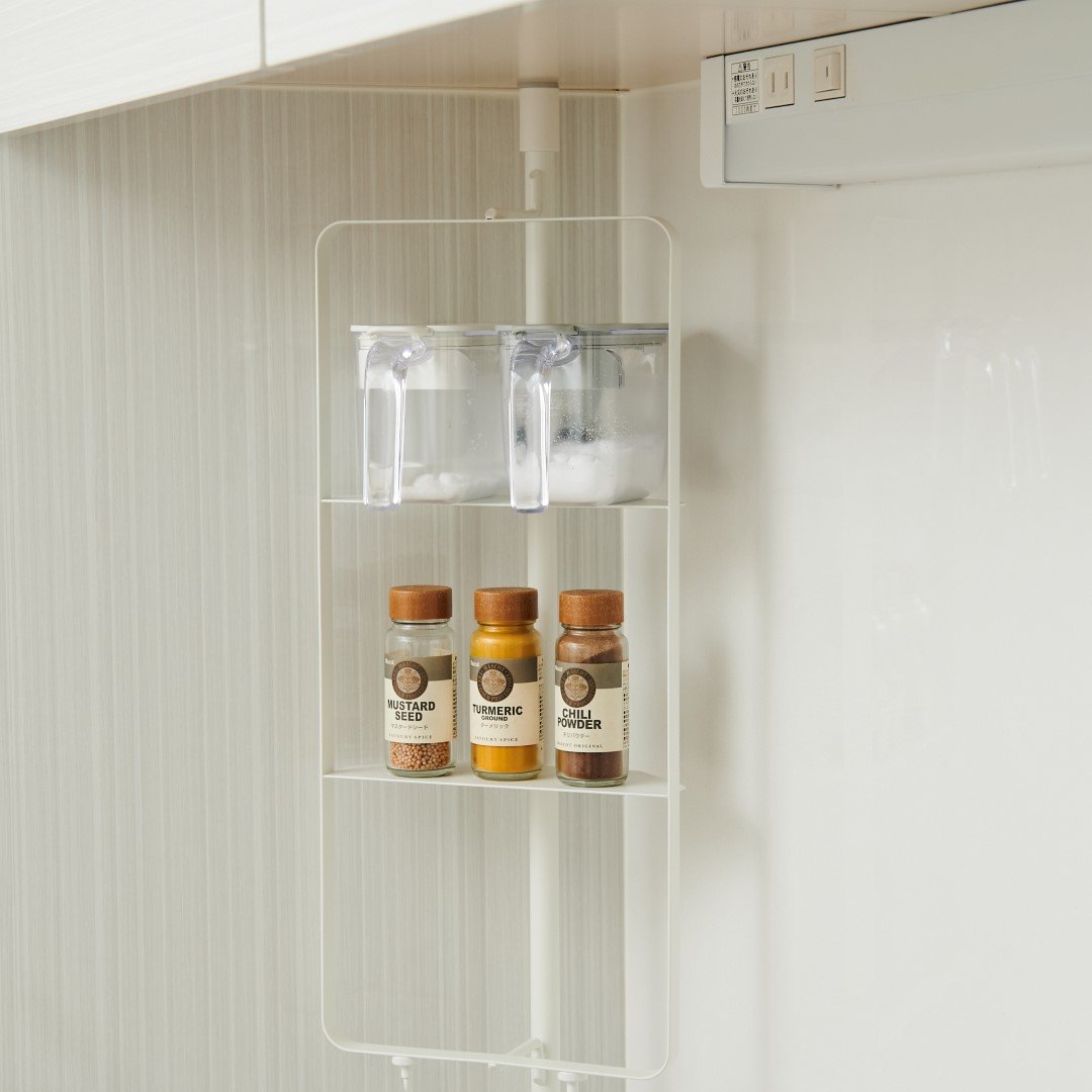 【平安伸銅】 キッチンつっぱりラック コーナー用｜キッチン用品,キッチン収納,キッチン小物収納｜kurasso（クラッソ）