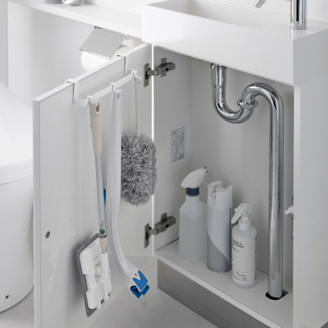 【tower】 トイレキャビネット扉ハンガー｜浮かせる収納,リビングで使える浮かせる収納｜kurasso（クラッソ）