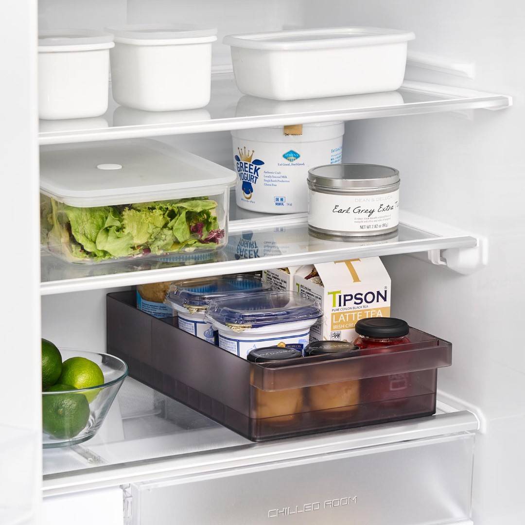 【tower】 冷蔵庫中収納ケース L 仕切り付き ｜キッチン用品,キッチン収納｜kurasso（クラッソ）