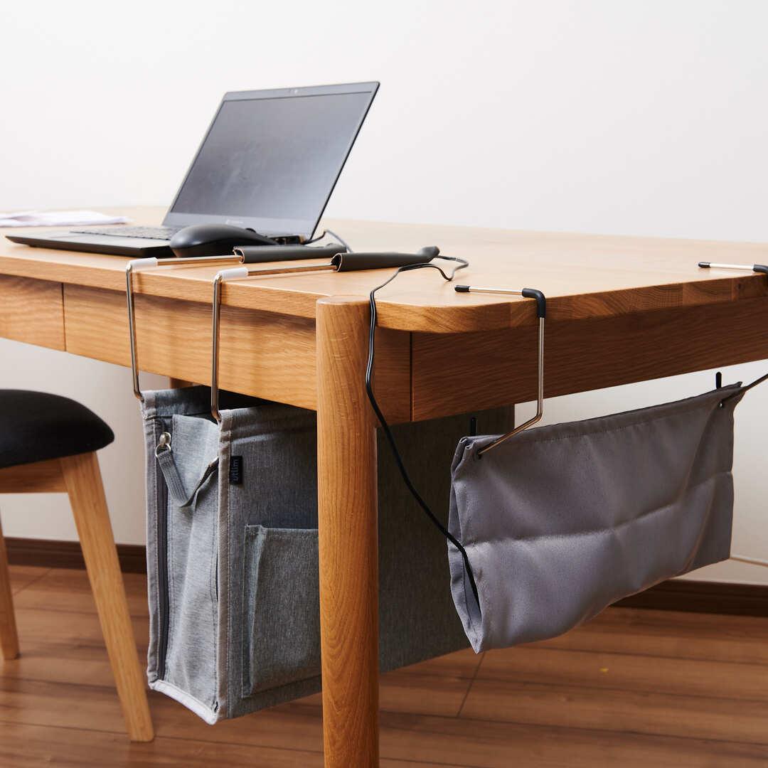 【utlim】 ハンギングケーブルポケット グレー｜収納用品,吊下げ収納｜kurasso（クラッソ）