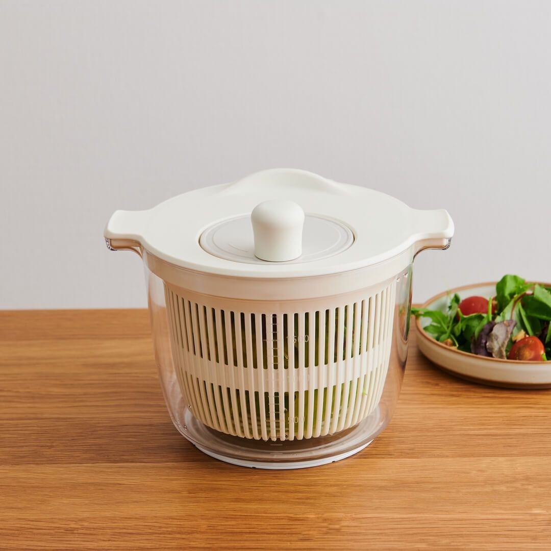 【LIBERALISTA】 サラダスピナー ホワイト｜キッチン用品,キッチンツール,ボウル・ざる・バット｜kurasso（クラッソ）