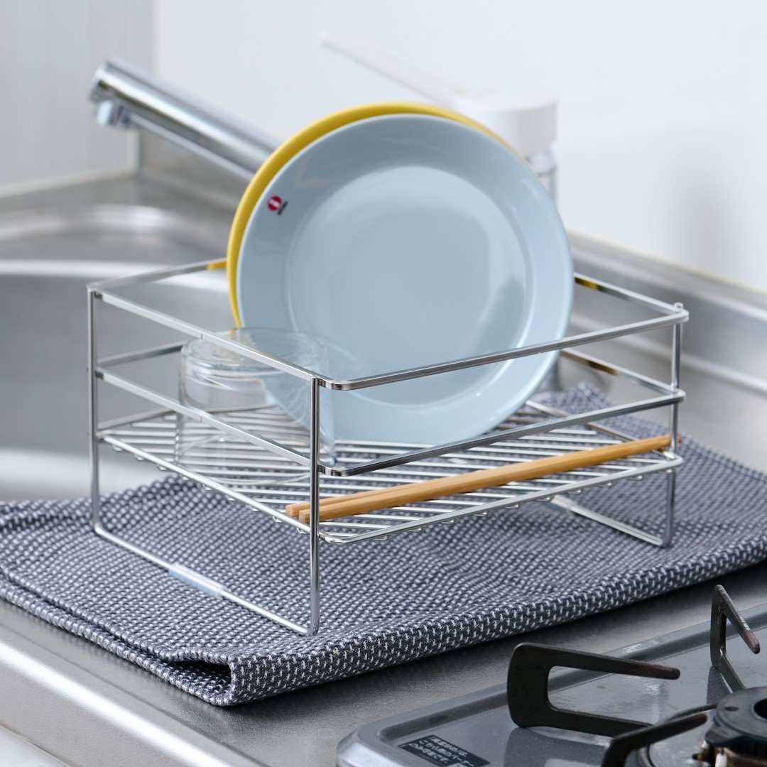 【enzo】 コンパクト水切りかご｜キッチン用品,水切りかご・水切りラック・シンク用品,水切りかご・水切りラック｜kurasso（クラッソ）