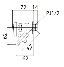 【K8J】散水栓｜【公式】KVK通販サイト KVK AQUASHOP