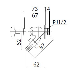 【K8QJ】キー式散水栓｜【公式】KVK通販サイト KVK AQUASHOP
