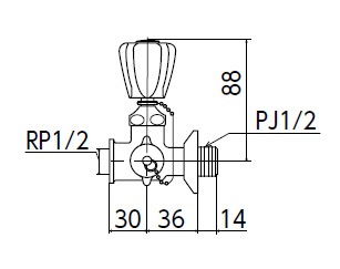 【K20W】三方分岐水栓｜【公式】KVK通販サイト KVK AQUASHOP