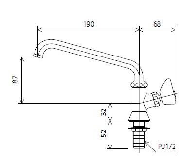【K16ND】立形自在水栓｜【公式】KVK通販サイト KVK AQUASHOP