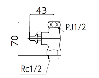 【K31A-P5】化粧バルブ ドライバー式｜【公式】KVK通販サイト KVK AQUASHOP