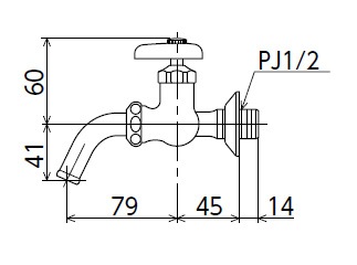 【K112】二口吐水口回転形水栓｜【公式】KVK通販サイト KVK AQUASHOP