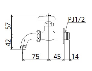 【K34B】吐水口回転形給水栓｜【公式】KVK通販サイト KVK AQUASHOP