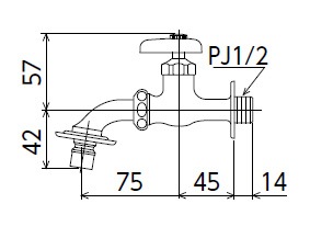 【K34BN】吐水口回転形給水栓｜【公式】KVK通販サイト KVK AQUASHOP