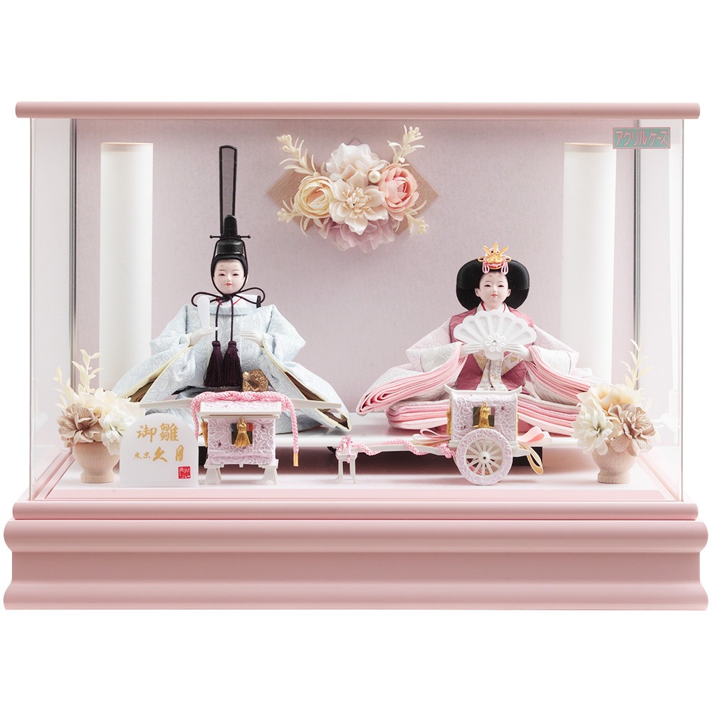親王ケース飾り アクリルケース 5H-KK5-Z | ケース飾り | 【公式】 人形の久月オンラインストア
