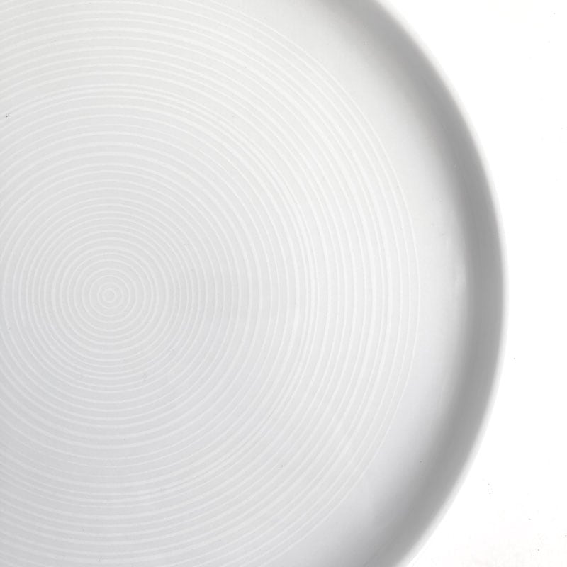 TUBE WHITE プレートL｜うつわや休兵衛