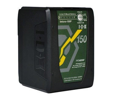 IDX Imicro-150P Vマウントマイクロタイプバッテリー｜映像機材の販売・機材屋.jp