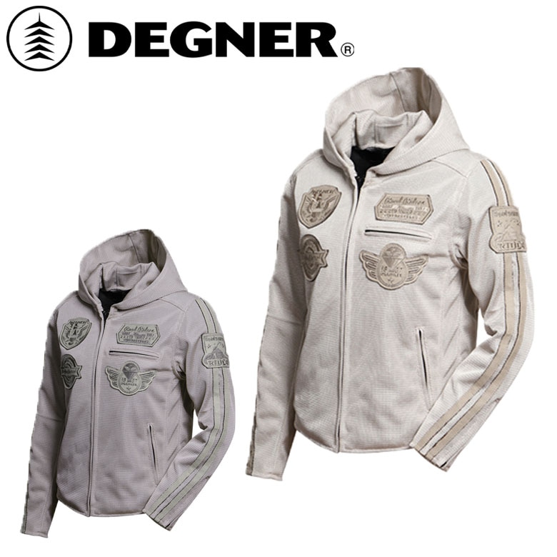 【送料無料】DEGNER(デグナー)テキスタイルメッシュジャケット FR23SJ-9 女性用 レディース カジュアル プロテクター 通気性 ...