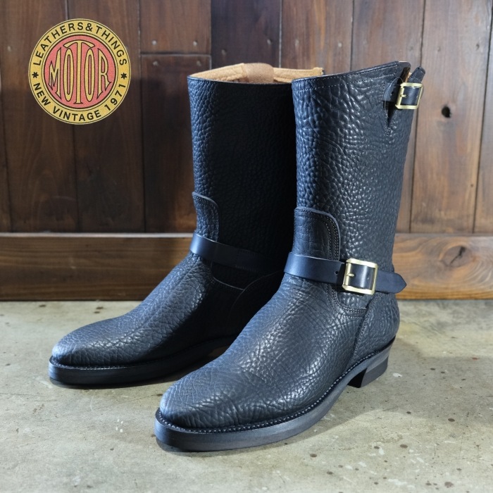 MOTOR NEW VINTAGE モーター【#1060 ITALIAN BULLHIDE DRESS ENGINEER BOOTS】≪ ...
