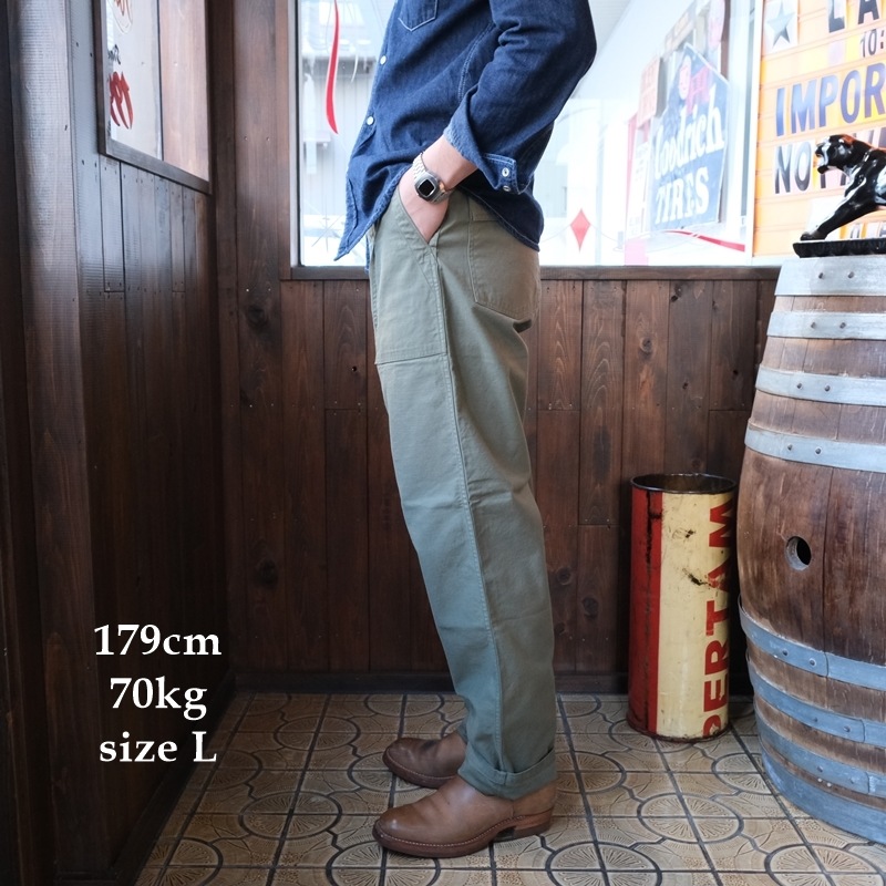 TCB jeans(ティーシービージーンズ) 【50's BAKER PANTS】 ベイカーパンツ ミリタリー 軍パン コットン100% | TCB JEANS,ボトム | LAHAINA