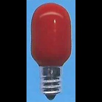 ナツメ T20 E12 110V-5W(R) || ナツメ球/T20カラー/5W/E12/赤色 || 旭光電機(アサヒ) || 寸法(20×48mm) 口金(E12) 寿命(2000時間 ...