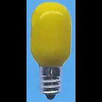 ナツメ T20 E12 110V-5W(Y) || ナツメ球/T20カラー/5W/E12/黄色 || 旭光電機(アサヒ) || 寸法(20×48mm) 口金(E12) 寿命(2000時間 ...