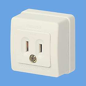 WK1012W (10個セット販売) || パナソニック(Panasonic) 電設資材 工事用配線器具 露出コンセント 2010-2012 ...