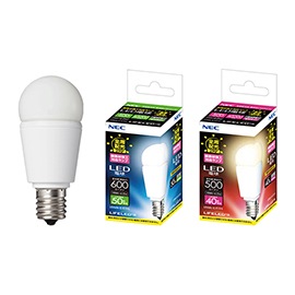 【生産終了品】LDA6L-G-E17/S-C2 || ホタルクス(旧NEC) 電球形LEDランプ 小形電球形・全般配光形・50形相当 E17口金 電球色(2800K) 外径×全長(35× ...