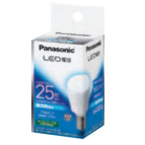 【生産終了品・代替品あり】LDA3D-H-E17/E/W || LED電球 Panasonic 下方向タイプ/小形電球25形相当 昼光色(6500K/Ra80) 消費電力（2.9W） 外径 ...