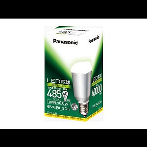 LDA6N-H || パナソニック(Panasonic) || LED一般電球 明るさ(485Lm/40形相当) 省エネ(6.0W) 昼白色(5000K) E26口金 外径×長さ(55× ...